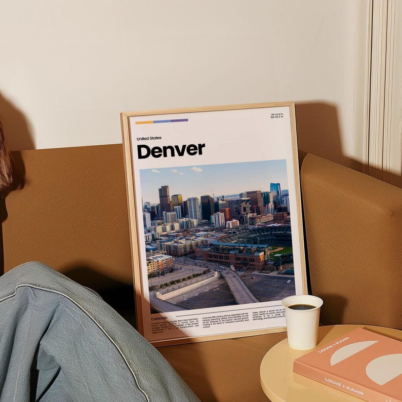 DENVER Travel Poster, Denver Poster, Denver Photo Poster, Denver Art ...