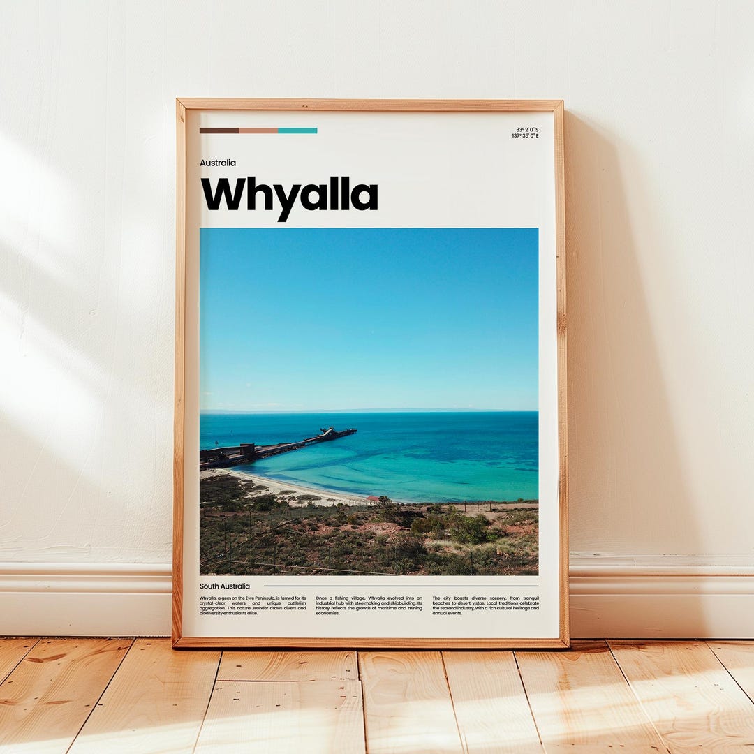 Whyalla Poster, Whyalla Print, Whyalla Photo, Whyalla Travel Poster ...