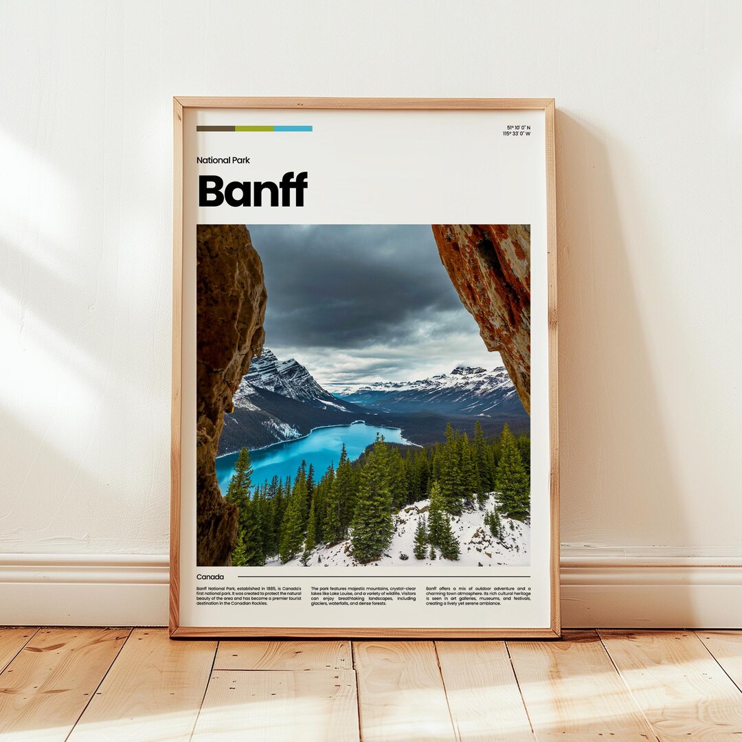Banff Poster, Banff Print, Banff Photo, Banff Wall Art, Canada Poster ...