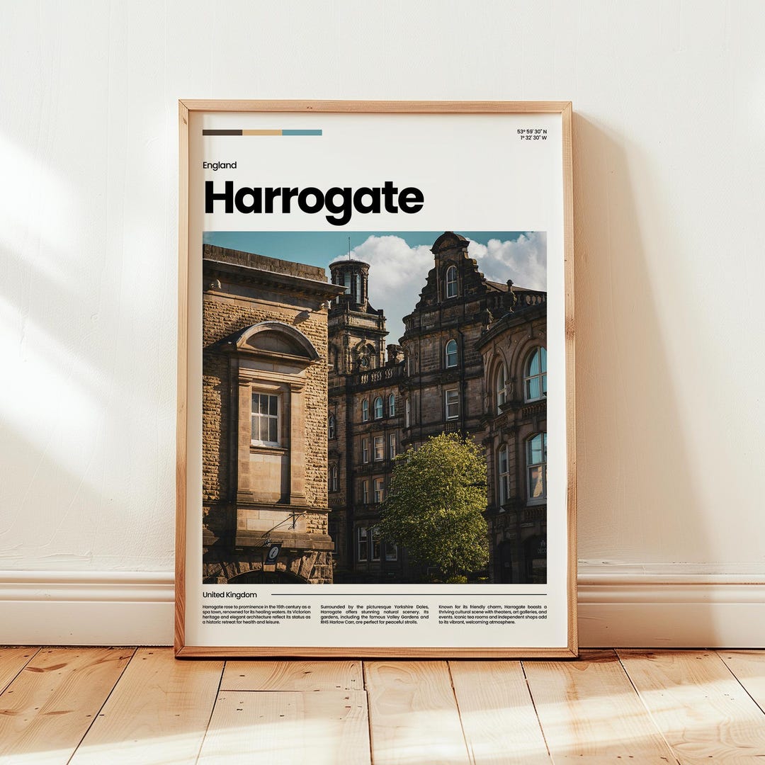 Harrogate Poster, Harrogate Print, Harrogate Photo, Harrogate Wall Art ...