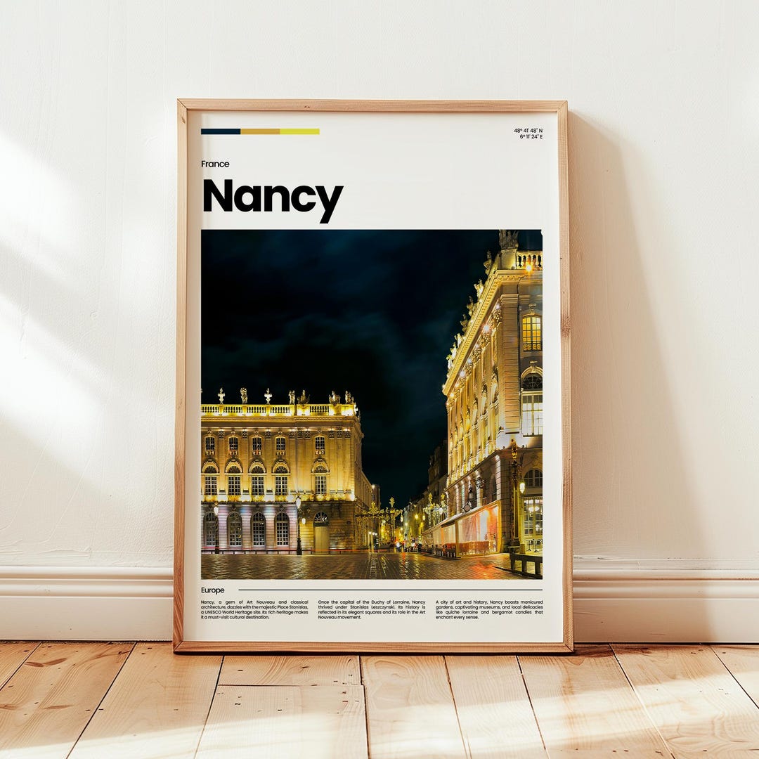 Nancy Poster, Nancy Print, Nancy Photo, Nancy Wall Art, France Poster ...