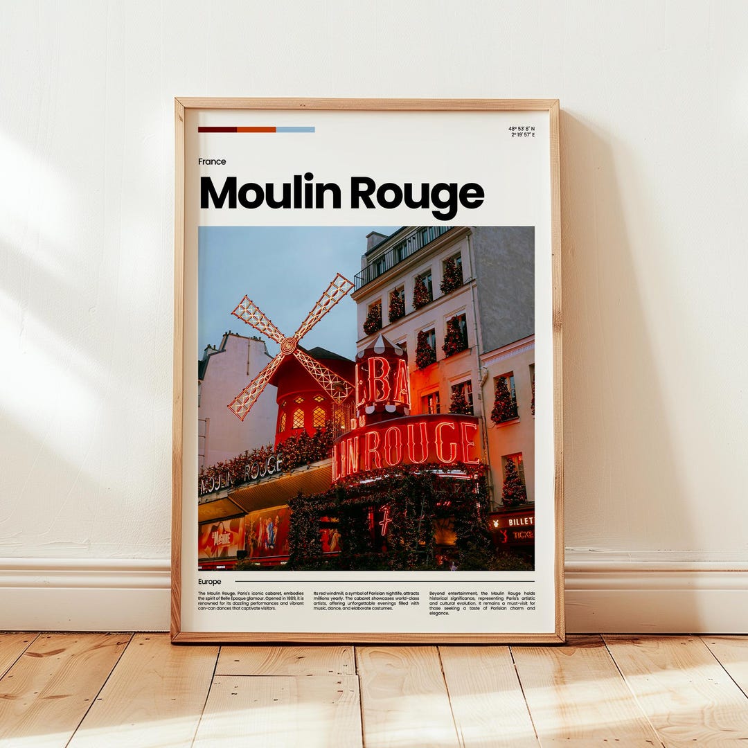 Moulin Rouge Poster, Moulin Rouge Print, Moulin Rouge Photo, Moulin ...