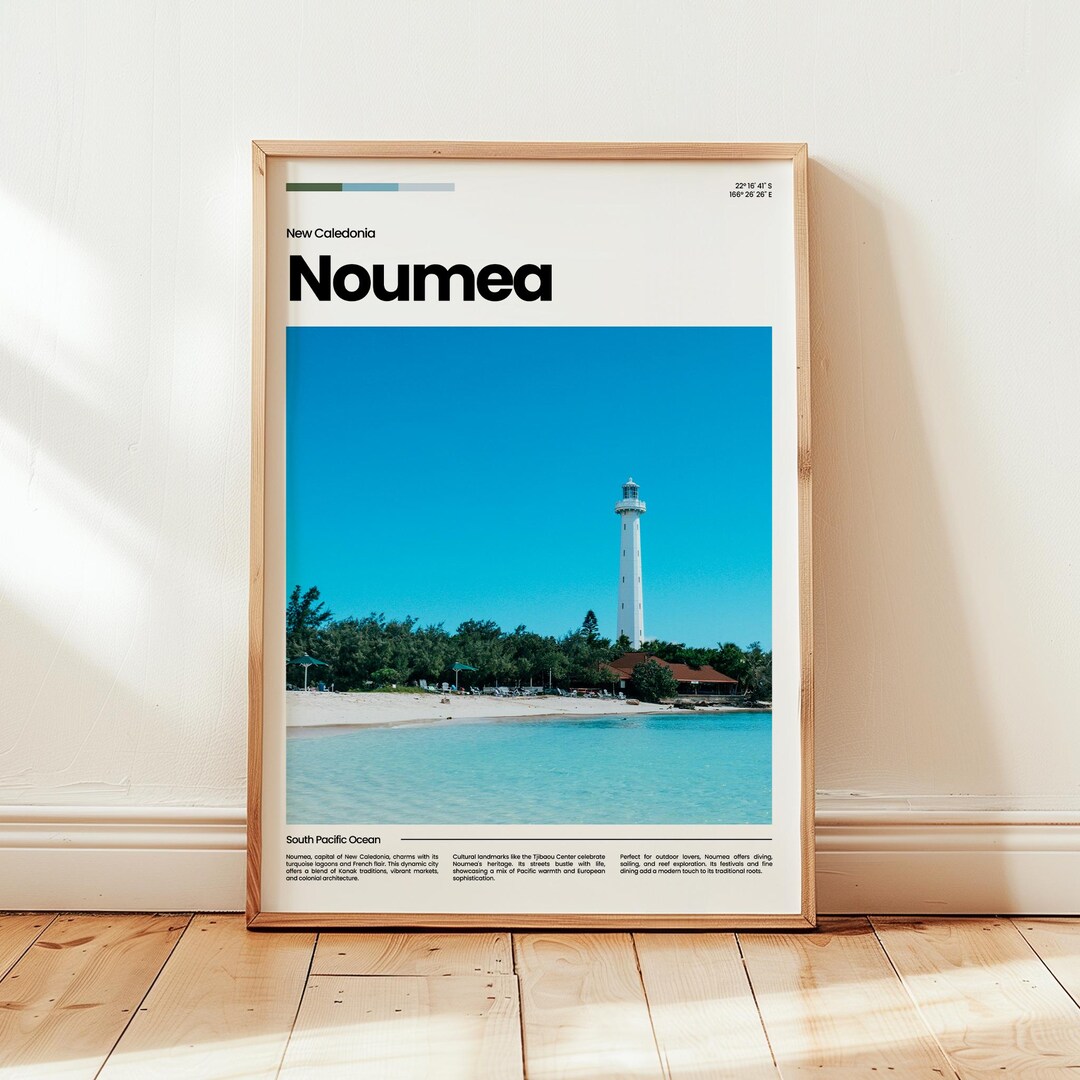 Noumea Poster, Noumea Print, Noumea Photo, Noumea Wall Art, New ...