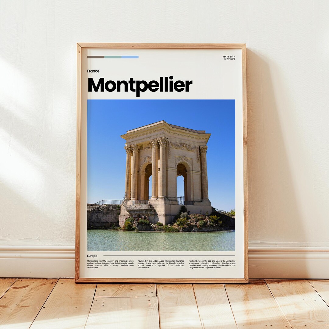 Montpellier Poster, Montpellier Print, Montpellier Photo, Montpellier ...