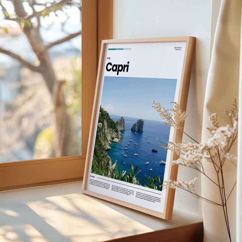 Capri Poster, Capri Print, Capri Photo, Capri Wall Art, Italy Poster ...