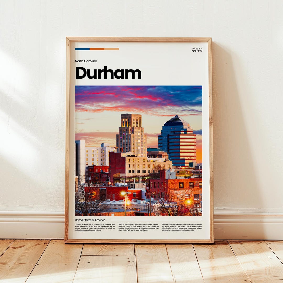 Durham Poster, Durham Print, Durham Photo, Durham Wall Art, North ...