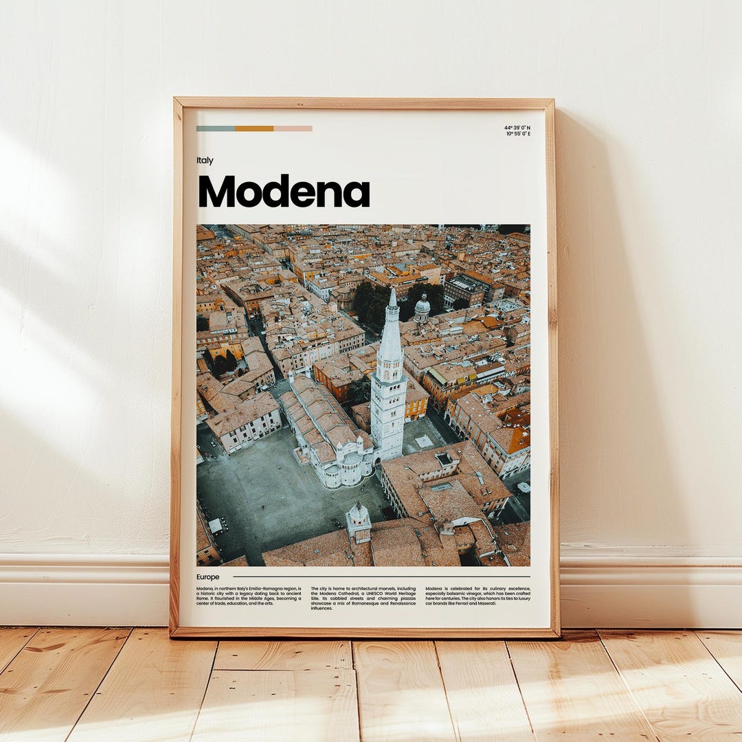 Modena Poster, Modena Print, Modena Photo, Modena Wall Art, Italy ...