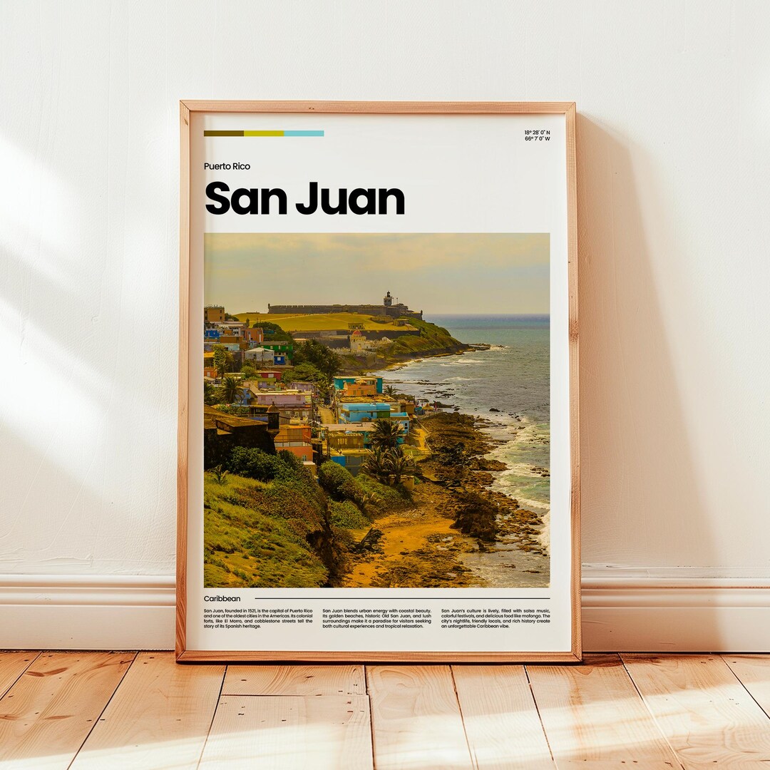 San Juan Poster, San Juan Print, San Juan Photo, San Juan Travel Poster ...