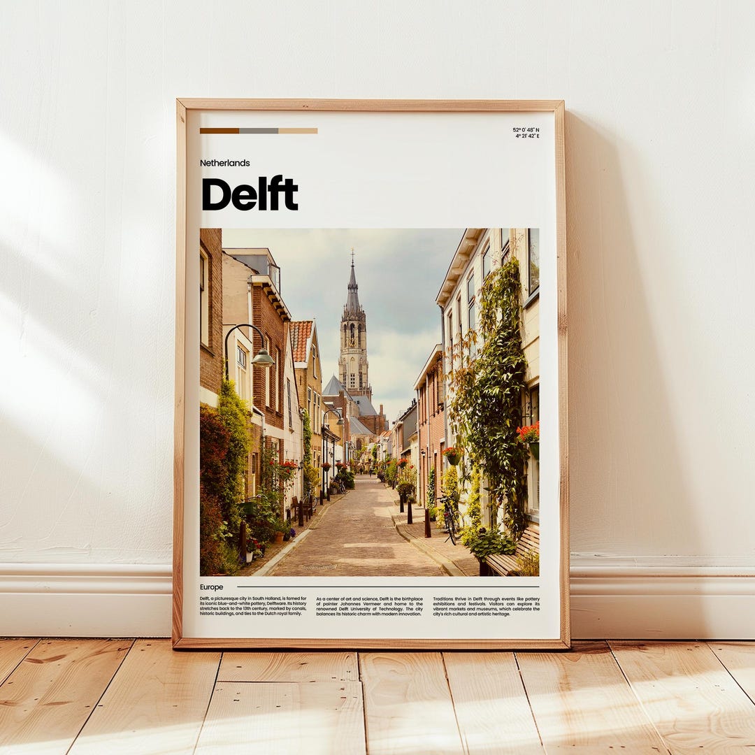 Delf Poster, Delf Print, Delf Photo, Delf Wall Art, Netherlands Poster ...