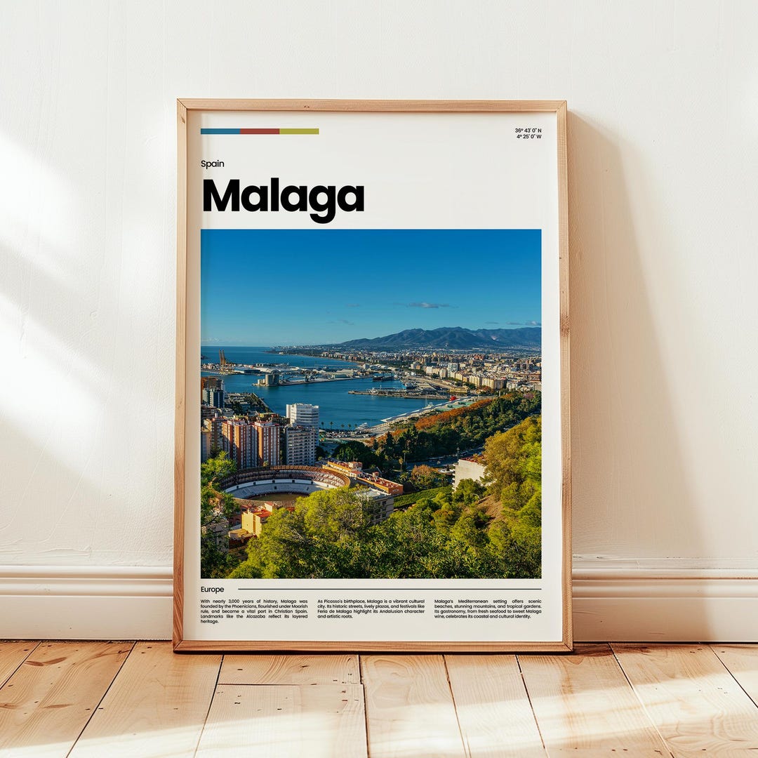Malaga Poster, Malaga Print, Malaga Photo, Spain Poster, Spain Print ...