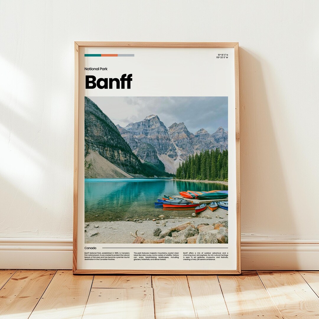 Banff Poster, Banff Print, Banff Photo, Banff Wall Art, Canada Poster ...