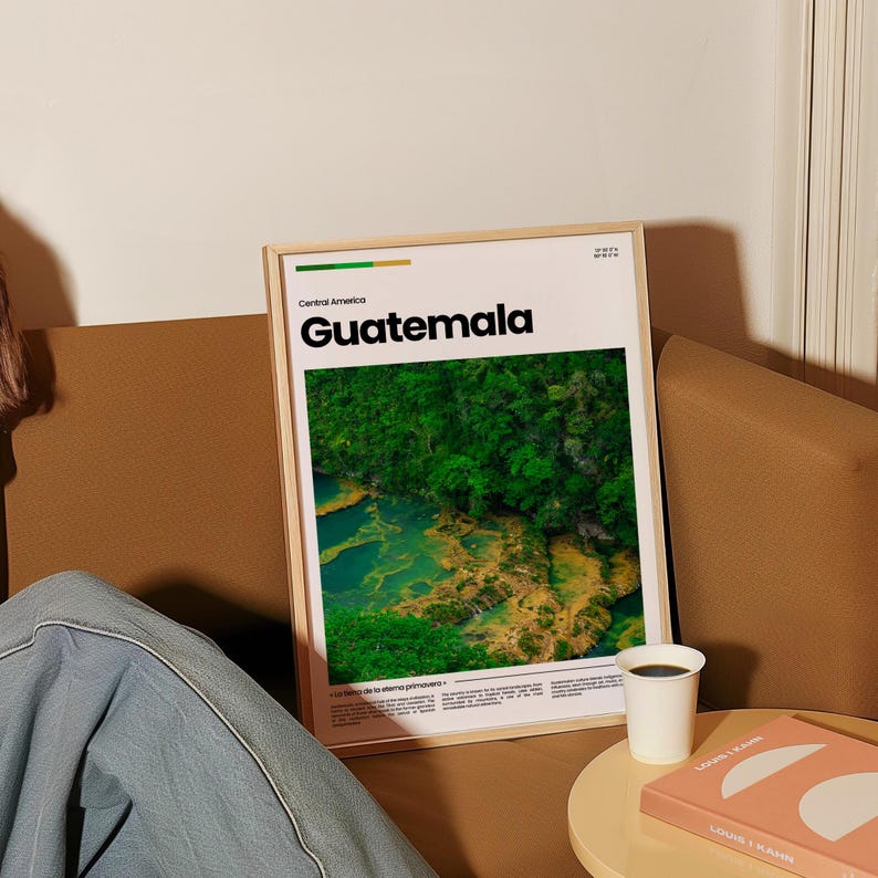 GUATEMALA Travel Poster, Guatemala Poster, Guatemala Photo Poster ...