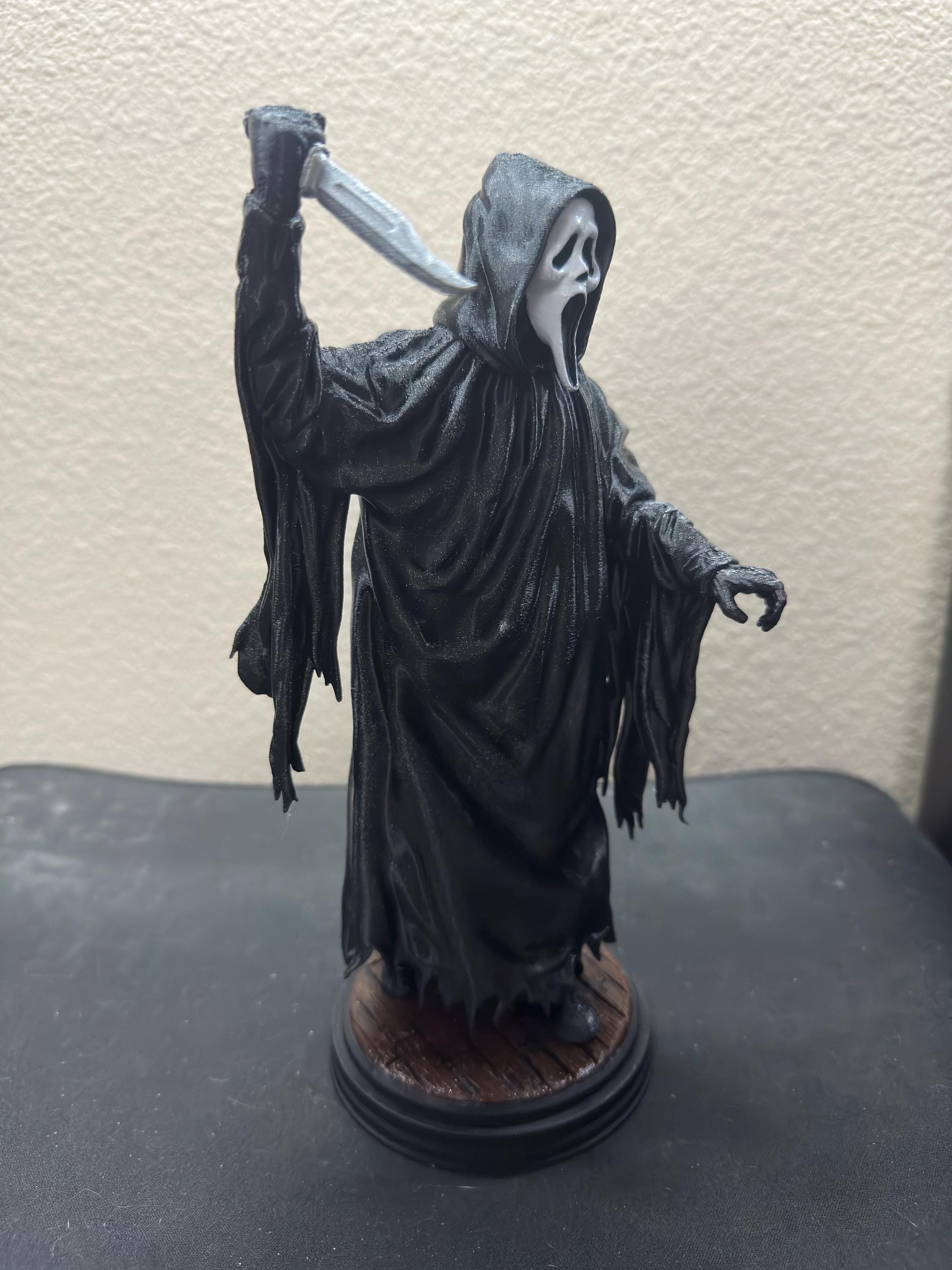 Ghostface sparkle Robe Statue 3D Printed made TO Order - Etsy