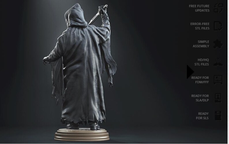 Ghostface 3D Printable STL File | Scream High Quality Horror Model for ...