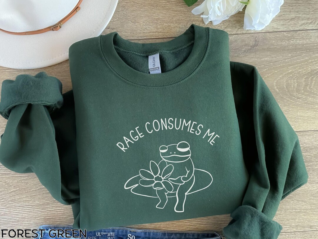 Funny Frog Sweatshirt, Funny Meme Shirt, Birthday Gift for Her ...