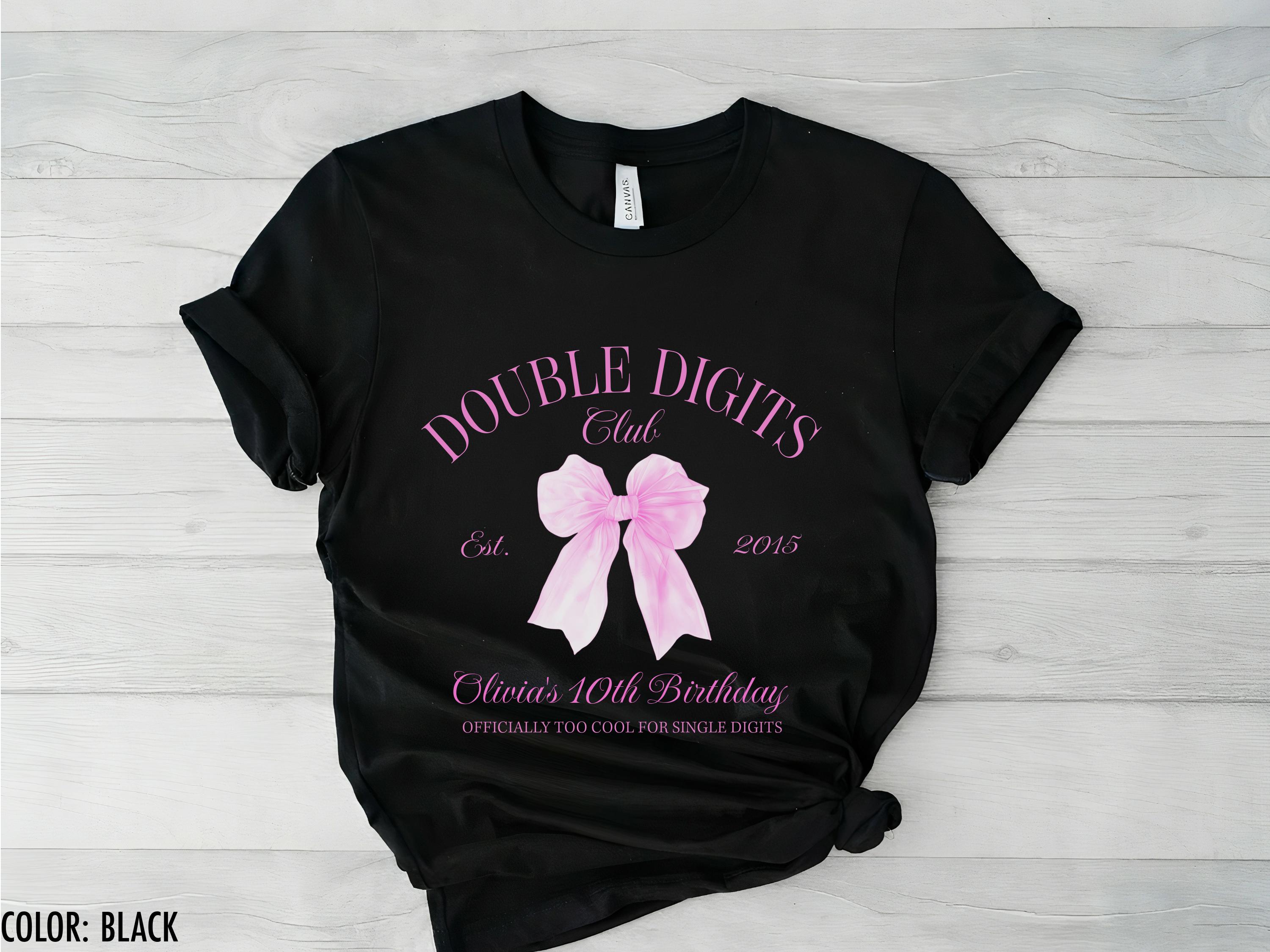 Custom Double Digits 10th Birthday PNG, in My Double Digits Era ...