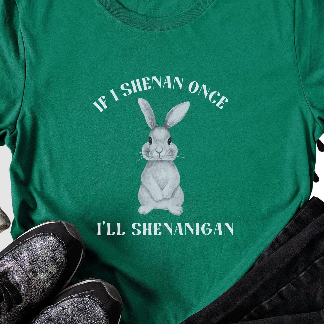If I Shenan Once I'll Shenanigan St Patricks Day Shirt, Funny St Patty ...