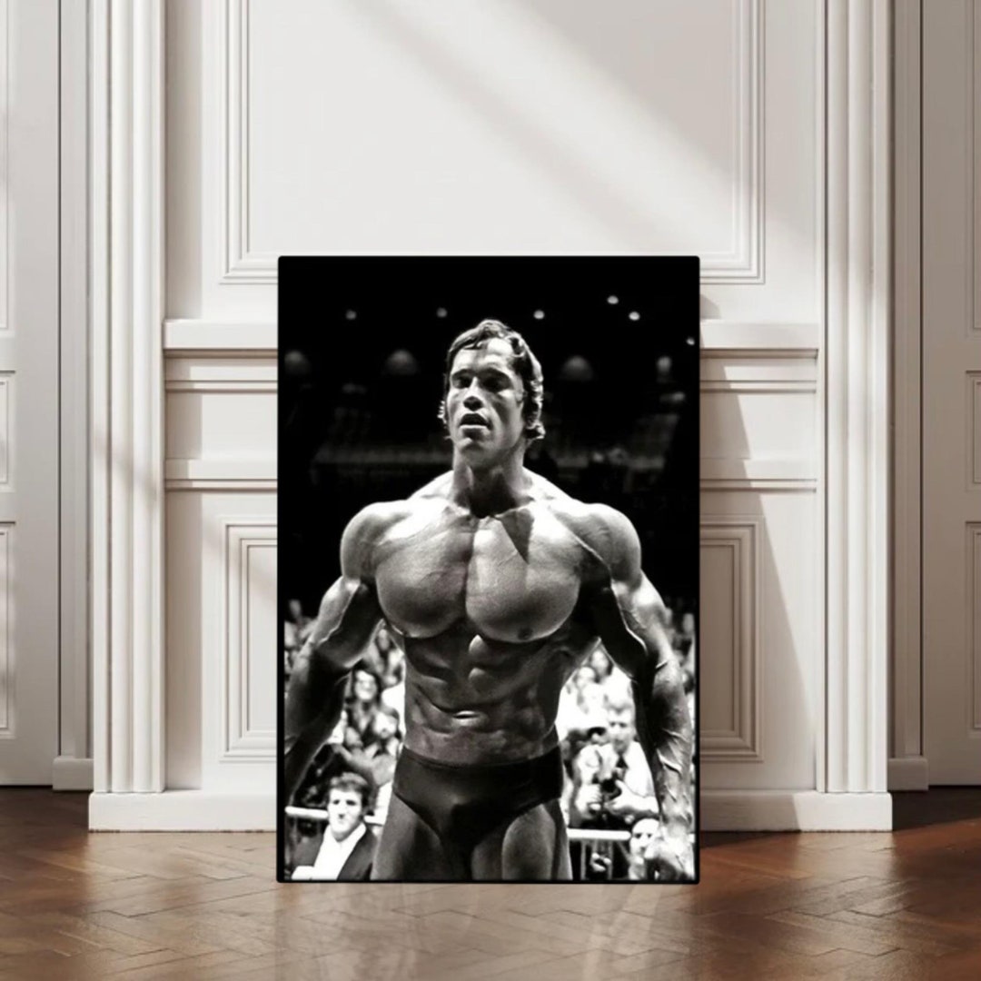 Arnold Schwarzenegger Canvas Print - Gym Motivation Poster ...