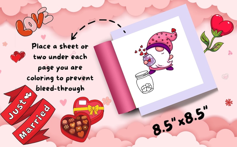 My Sweet Love Coloring Pages | Set of 5 Pages | Instant Download PDF - Etsy