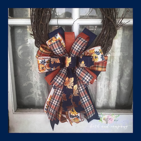 Fall Wreath Bows - Etsy