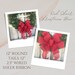 Red Christmas Bow, Red Sheer Christmas Bow - Etsy