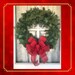 Red Christmas Bow, Red Sheer Christmas Bow - Etsy