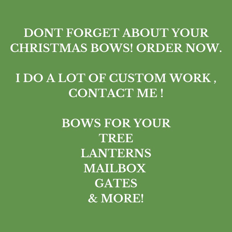 Christmas Bow Traditional Christmas Plaid Wreath Bow Etsy