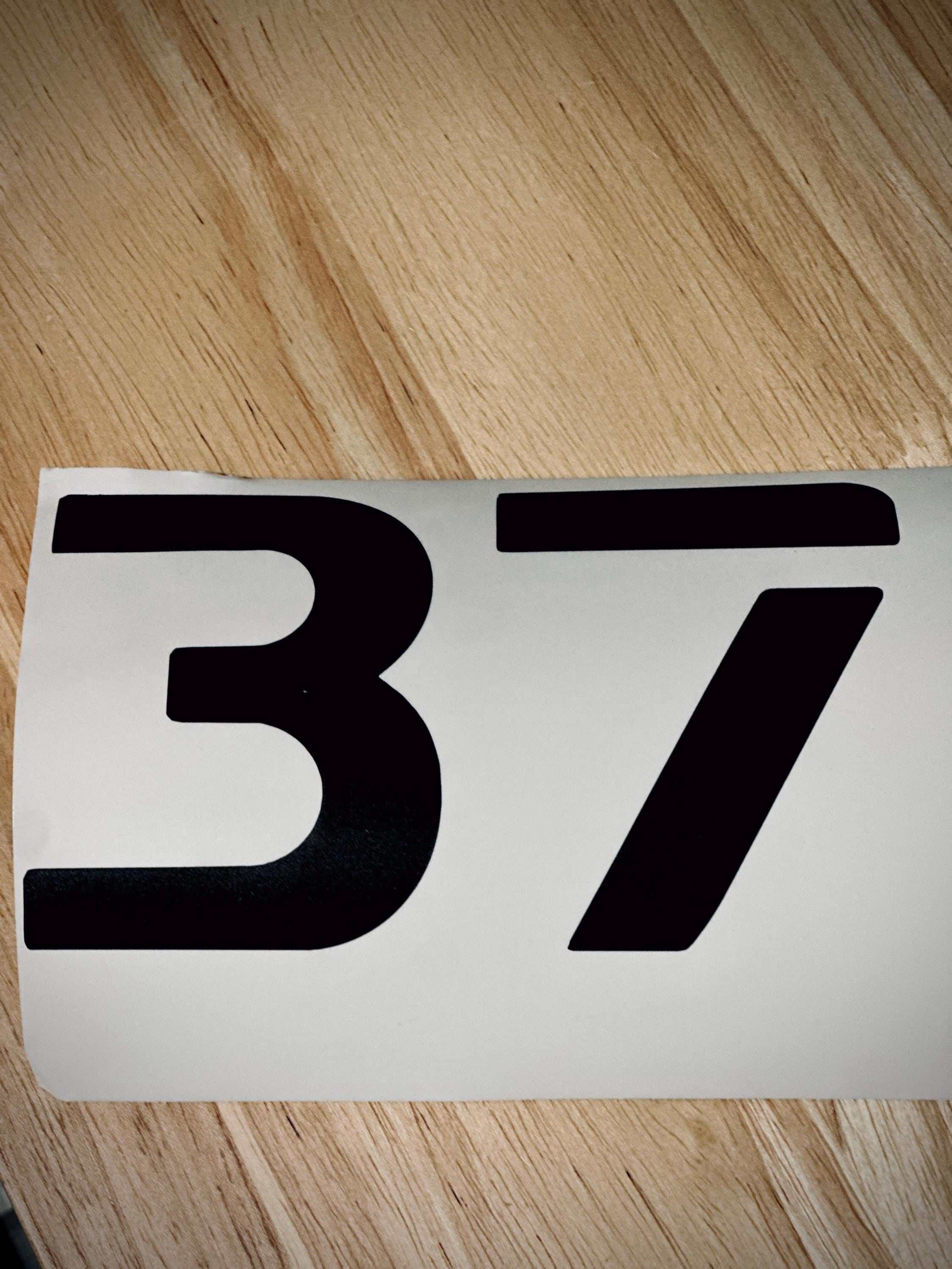 Ford Raptor “37” Vinyl Decal - Etsy