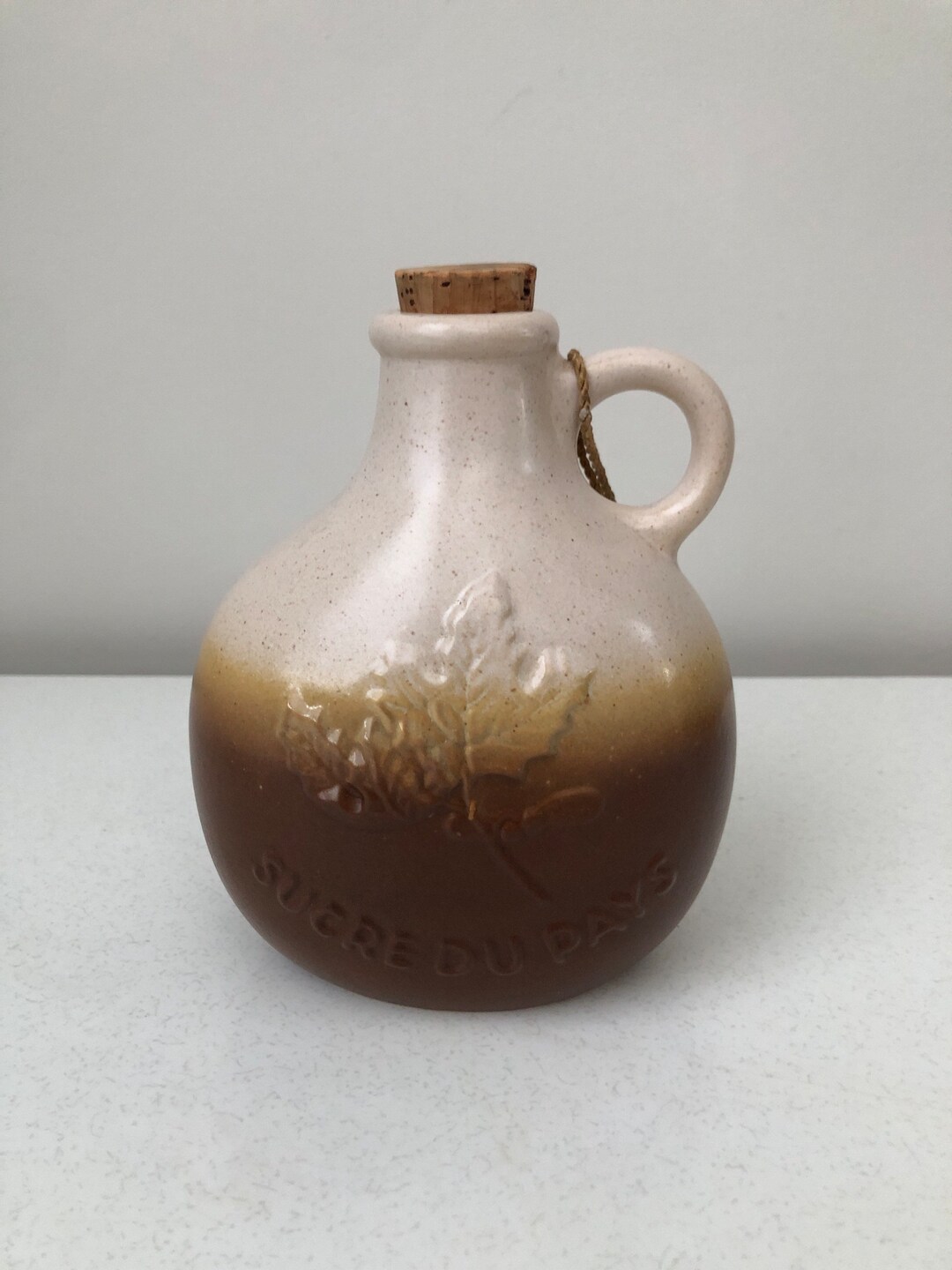 Vintage Beauce Pottery Maple Syrup Jug With Cork Lid - Etsy