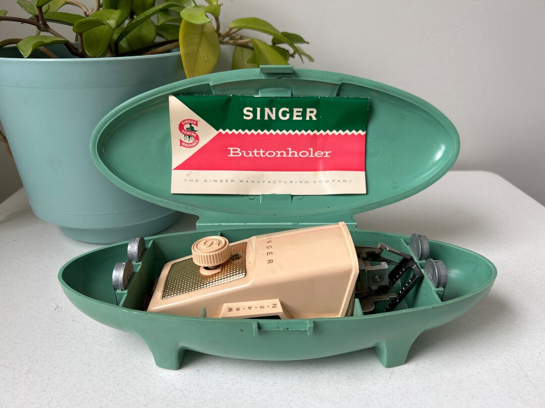 Vintage 1960 Singer Buttonholer Sewing Machine Attachment - Etsy