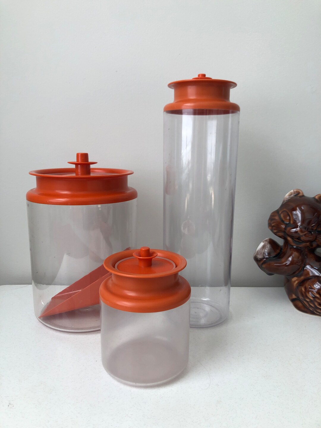 Set of 3 Vintage Tupperware Canisters / Made in Canada - Etsy