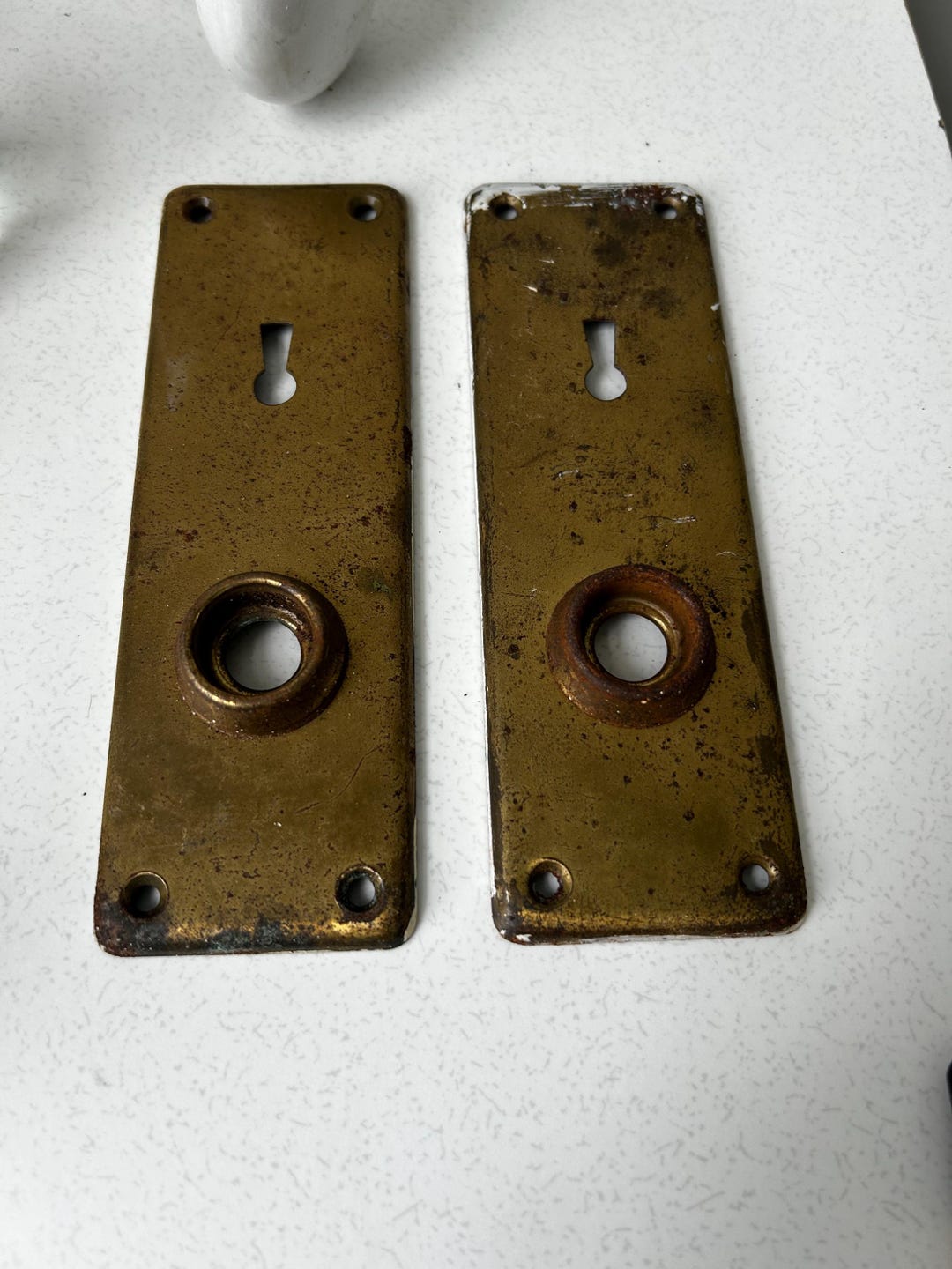 Your Choice - Vintage Cut Glass Ceramic Door Knob Sets and Brass Door ...