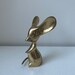 Vintage Mid Century Brass Mouse With Big Ears - Etsy Canada