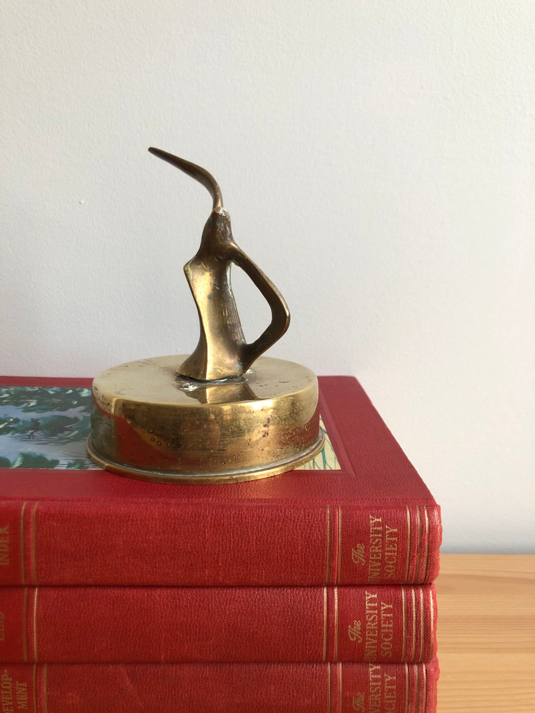 Vintage Brass Seagull Music Box - Etsy