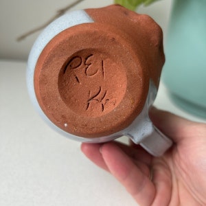 Vintage Red Clay Art Pottery Face Mug From PEI - Etsy