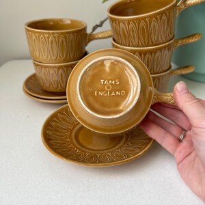Vintage Soup Bowls With Handle Tams Pottery - Etsy