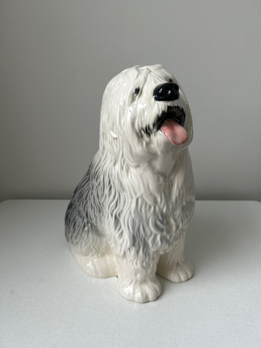 Vintage Beswick Sheepdog Large Ceramic Statue - Etsy Canada