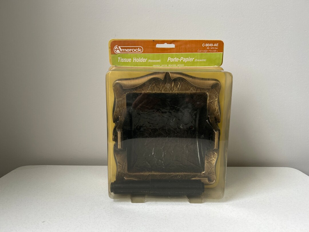 Vintage Amerock Carriage House Recessed Tissue Holder New in Box - Etsy