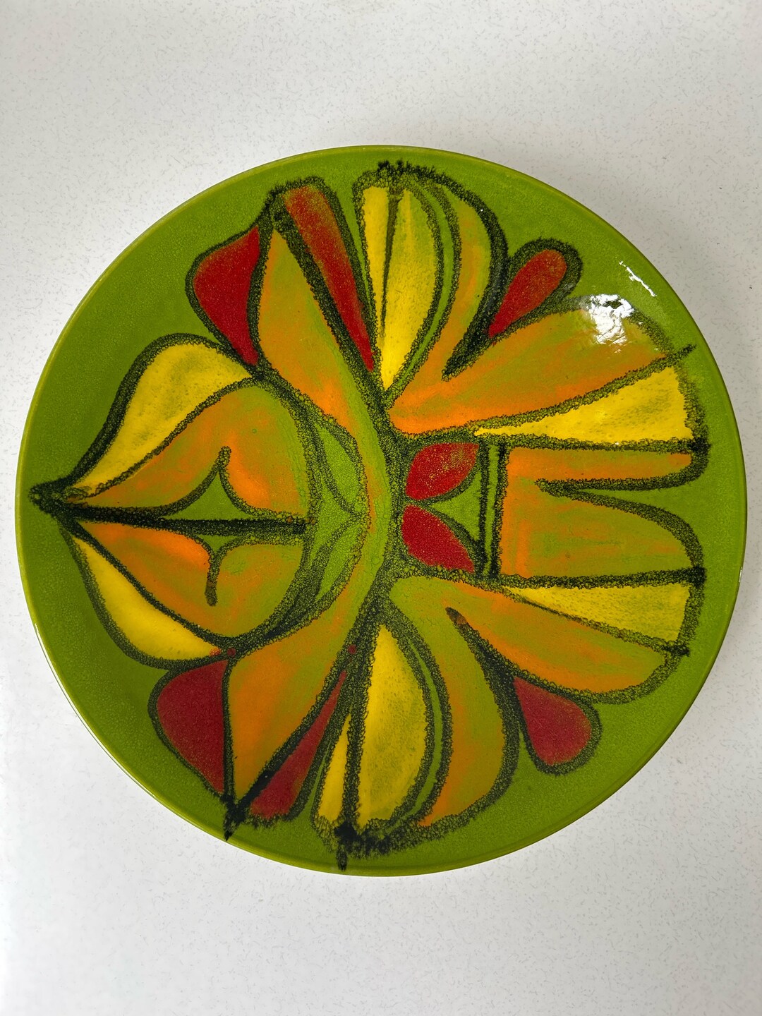 Vintage Poole Pottery Delphis No 4 Bowl Platter - Etsy