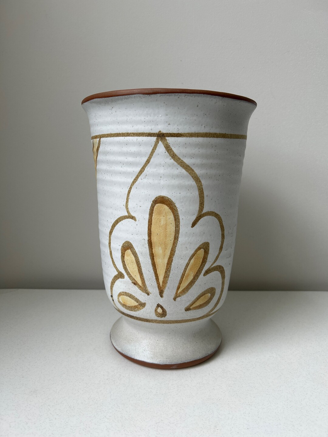 Vintage Midcentury California Pottery Large Stoneware Redware Vase - Etsy