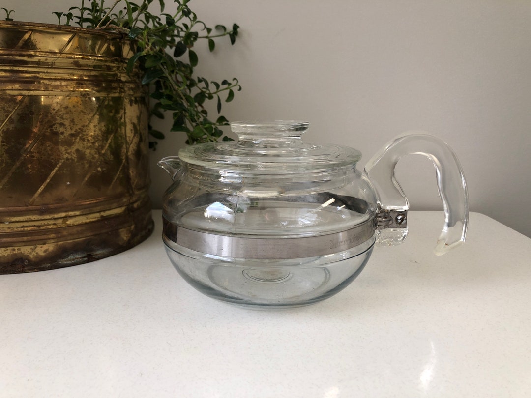 Vintage Pyrex Glass Teapot - 8446 - Etsy
