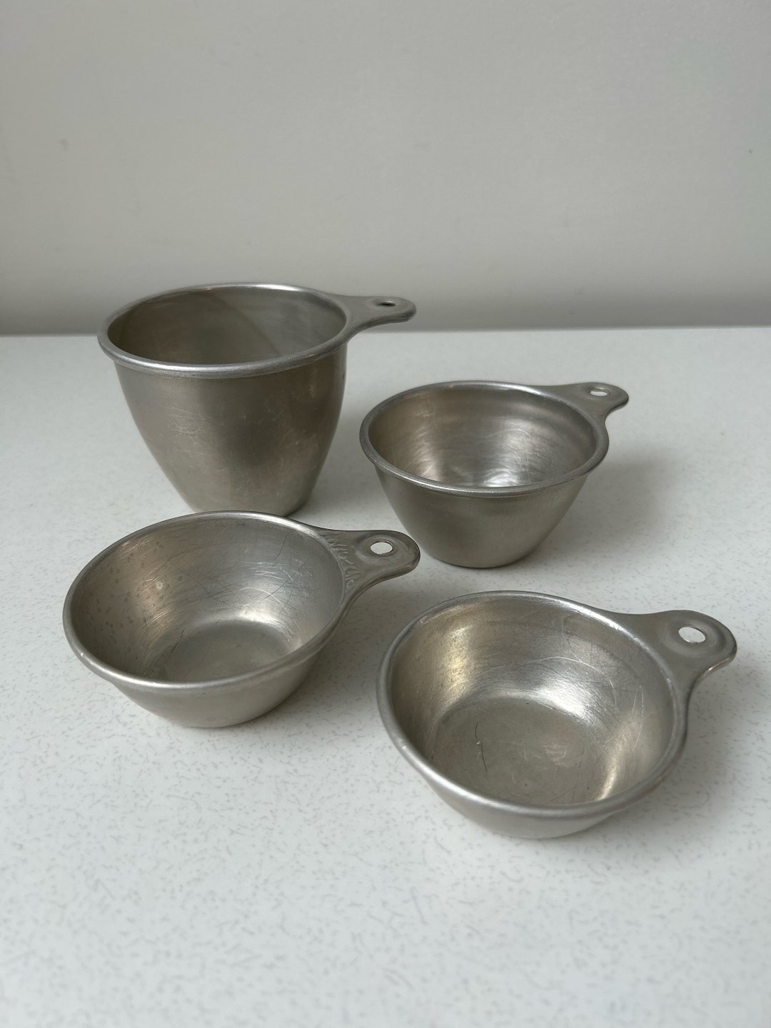Set of 4 Vintage Nesting Ecko USA Metal Measuring Cups - Etsy