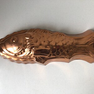 Vintage Copper Fish Jelly Mould / Vintage Kitchen Decor - Etsy