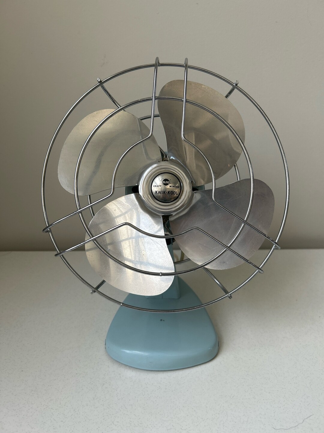 Vintage Knapp Monarch Kwik Kool Electric Table Fan - Etsy