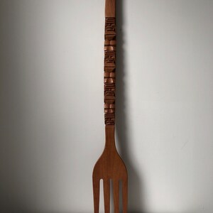 Vintage Extra Large Wooden Fork Kitchen Wall Decor - Etsy