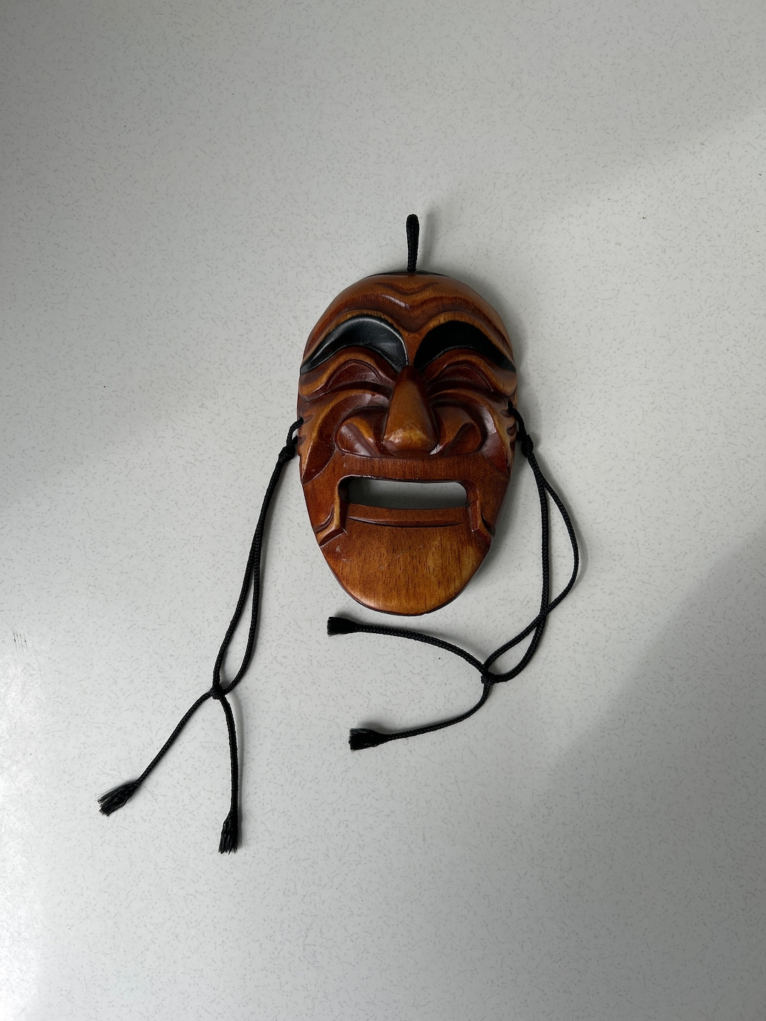 Korean Traditional Yangban Tal Wooden Carved Mask - Etsy