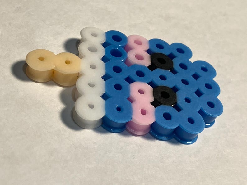 Happy Blue Popsicle Perler - Etsy