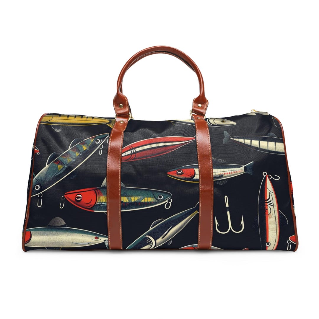 Ultimate Angler's Companion: Fishing Lure Travel Bag - Etsy