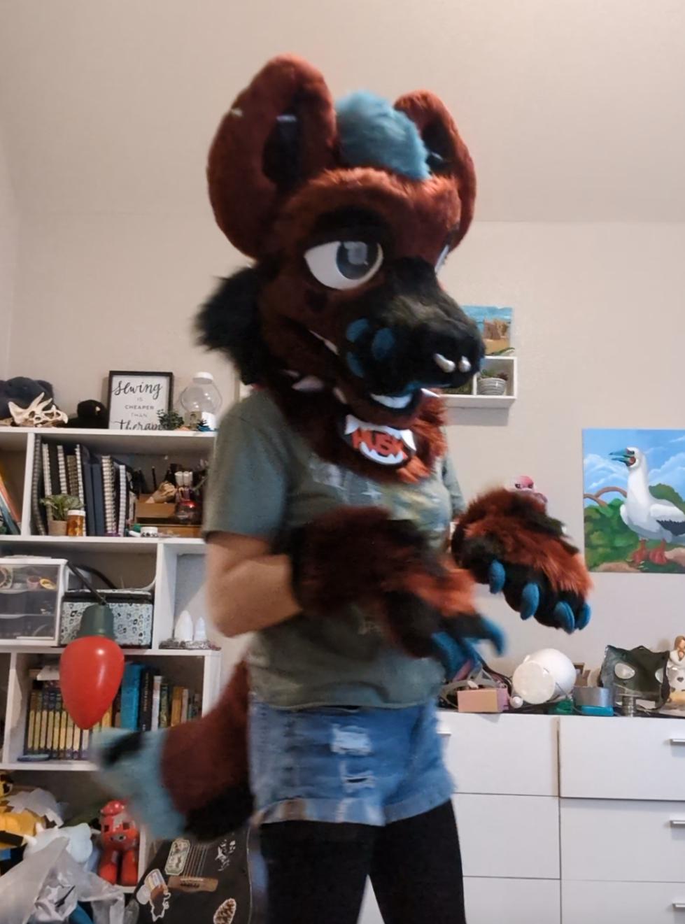 Fursuit Dog German Shepherd Mini Partial Preclaim (READ DESCRIPTION) - Etsy