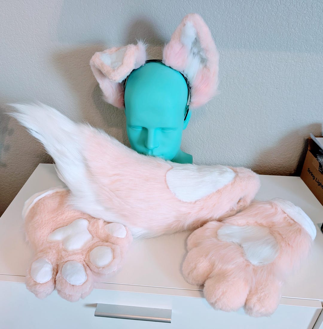 Ears and Tail Set. Cosplay, Fursuit Parts (paws Were Sold) - Etsy